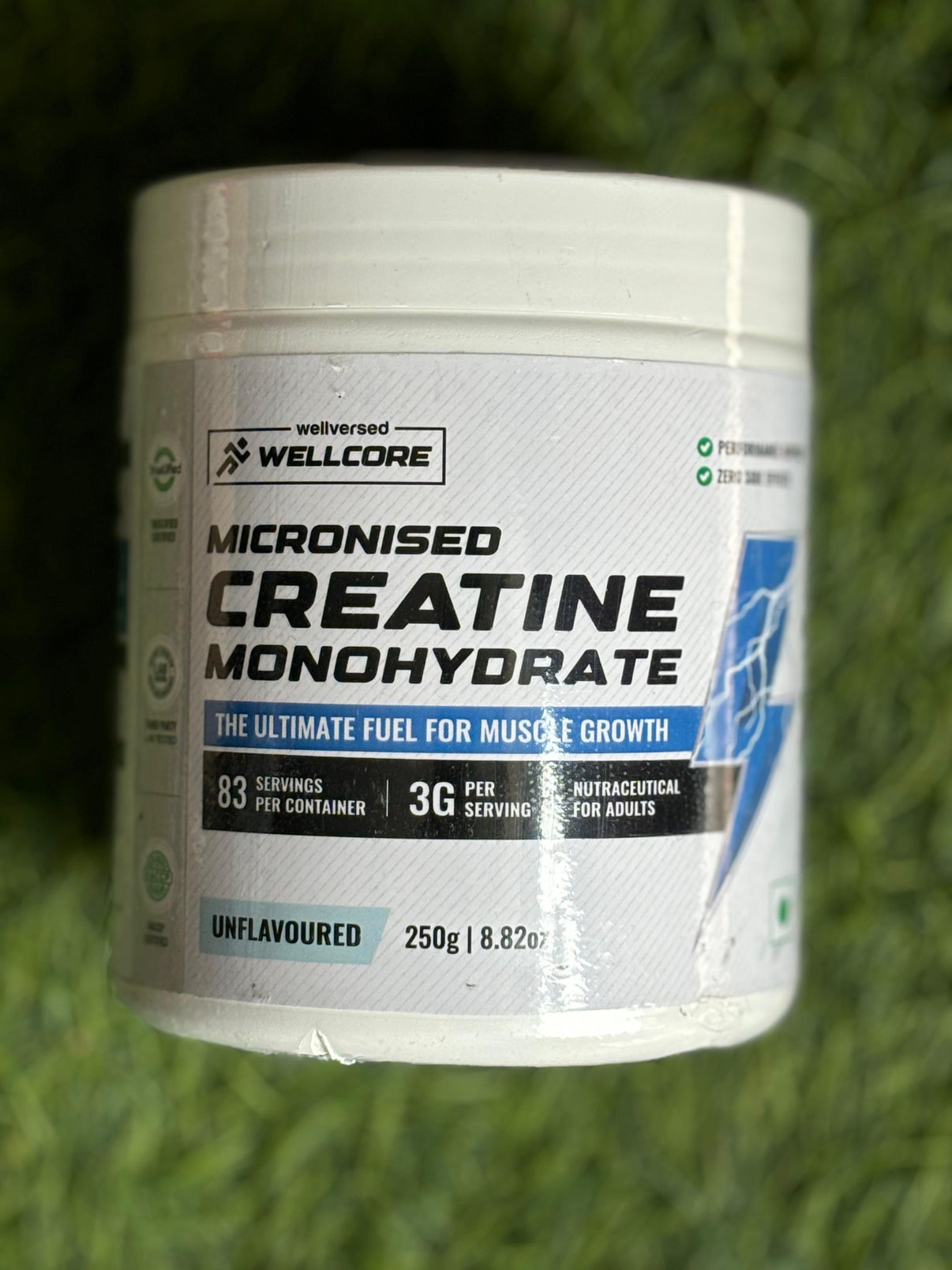 Wellcore - Micronised Creatine Monohydrate (250g, 83 Servings) | 100% – INSHAPESTACK