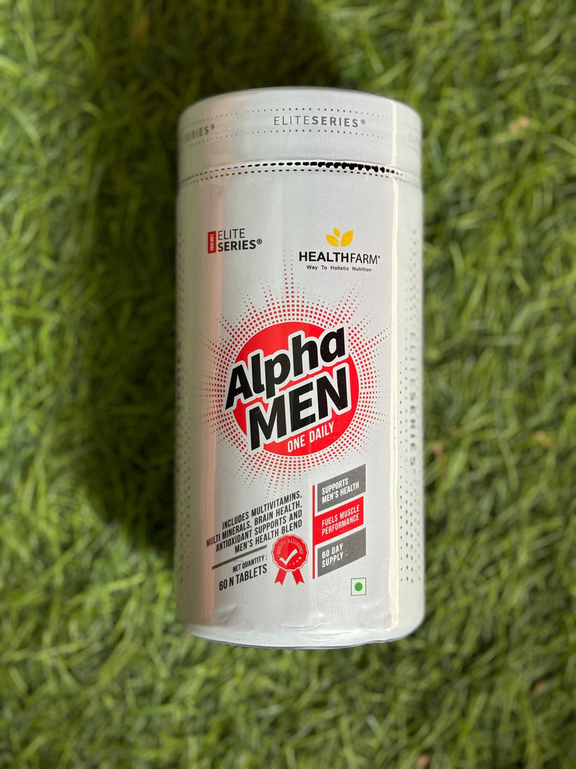 HealthFarm AlphaMen Multivitamin for Men's Health (60Tab) – INSHAPESTACK