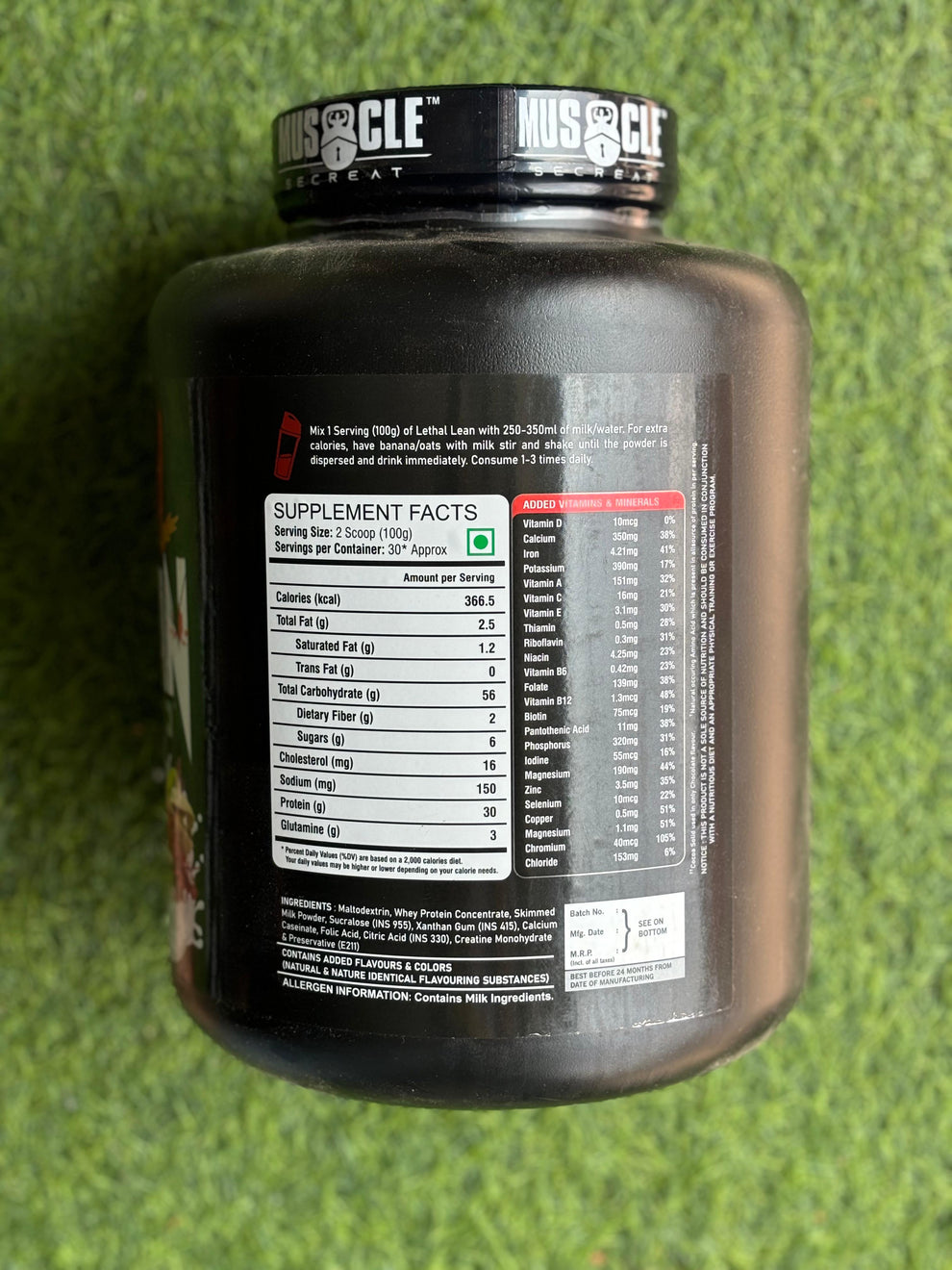 Muscle Secreat Lethal Lean (3Kg) – INSHAPESTACK