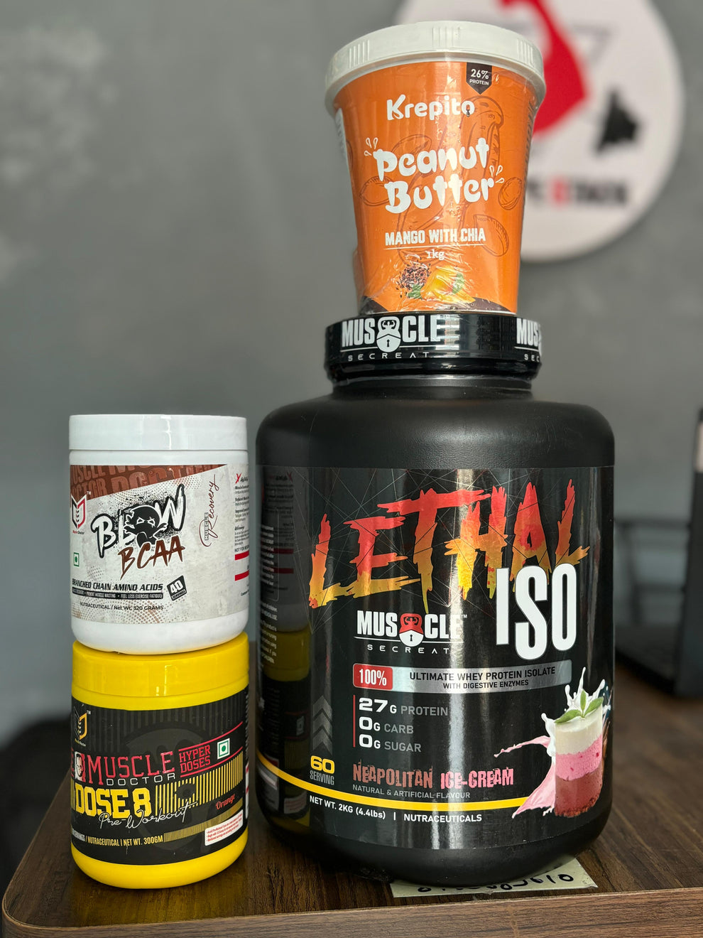 Muscle Secreat Lethal ISO (2kg) + Muscle Doctor Pre-workout + Muscle D ...